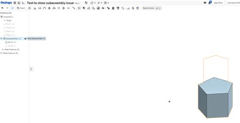 Show Hide Behaviour Of Sub Assemblies In An Assembly Is Confusing — Onshape