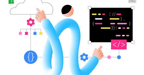 Man Working With Programming Code Illustrations Ft Coding And Digital Technology Envato