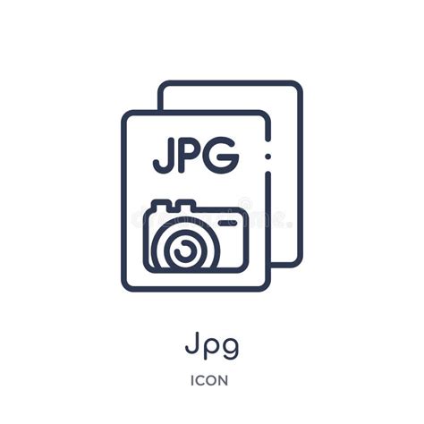 Linear Folder Icon From Education Outline Collection Thin Line Folder Vector Isolated On White