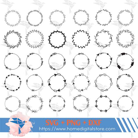 Circle Arrow SVG PNG DXF