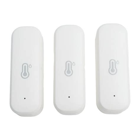 3pc Smart Wifi Temperature And Humidity Detector For Tuya Indoor Wireless Sensor