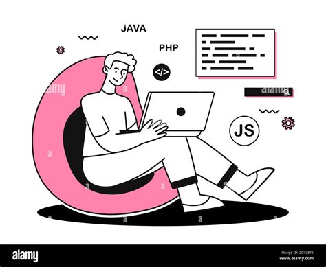 Coding And Development Concept Stock Vector Image Art Alamy