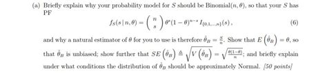 Solved Total Points Binomial And Negative Binomial Chegg Com