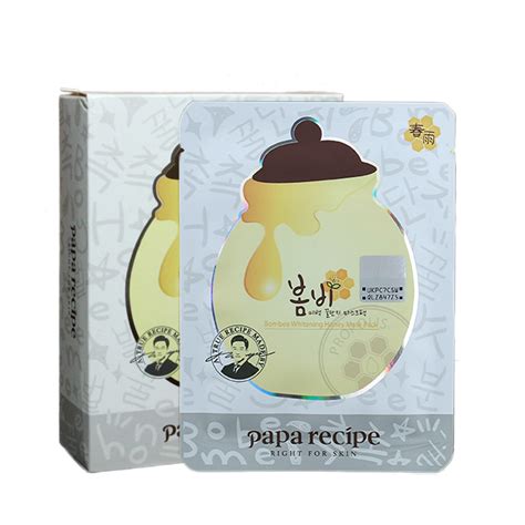 韩国paparecipe春雨蜂蜜面膜白皙深层补水保湿滋润孕妇可用10片 虎窝淘
