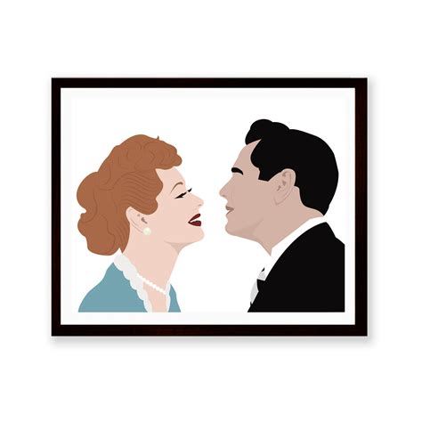 I Love Lucy Print Lucy And Ricky Poppermost Prints