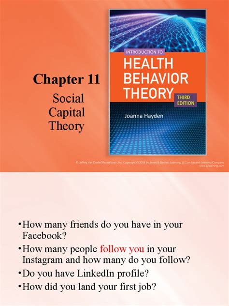Chapter 11 Lecture Social Capital Theory Pdf Social Capital Social Network