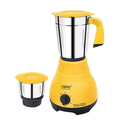 Mixer Grinder Kitchen Chef Duo S 650w Majestic Yellow Orpat Group
