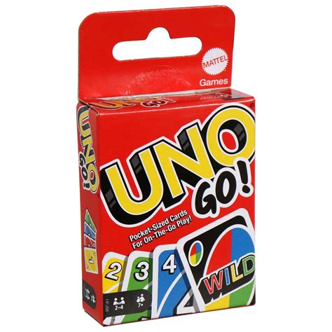 Uno Go Mini Card Game Throwback Therapy