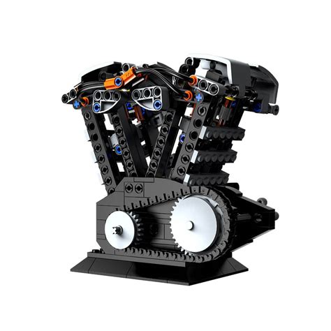 V Twin Engine Model Mini Version 396pcs