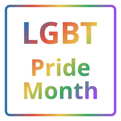 Lgbt プラスの権利と運動をサポートする多様な人々が描かれた Lgbtq プライド月間バナー ベクター Eps10 プレミアムベクター