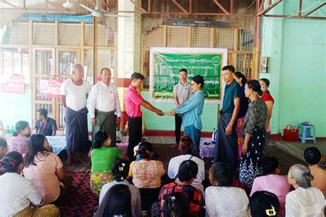 မိတ္ထီလာမြို့နယ်တွင် ဒီဂျစ်တယ်စနစ်သုံး Mobile Financial Payment ဖြင့် မြစိမ်းရောင်ကျေးရွာစီမံကိန