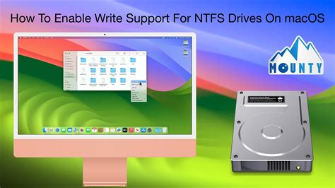 how to enable write support for ntfs drives on macos for free