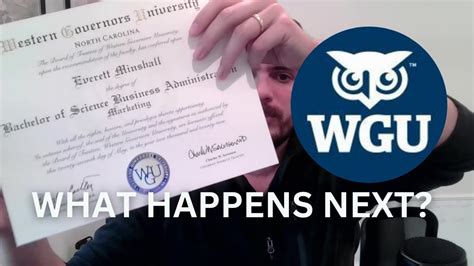 What Happens After Finishing Your Wgu Courses Alumni Resources Youtube