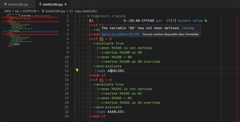 cobol improve conditional compilation support copybooks analysis · issue 96 · ibm