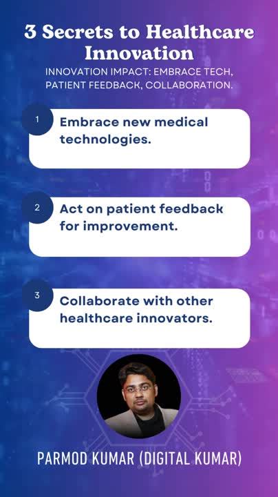 Video Parmod Kumar On Linkedin Innovation Healthcareinnovation