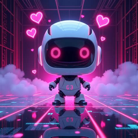 Free Cute Cyber Companion Image Robot Chibi Cyberpunk Download At