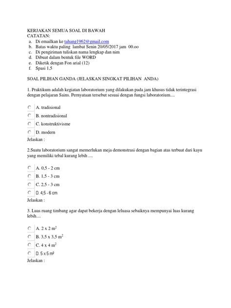 Soal Lab Pdf