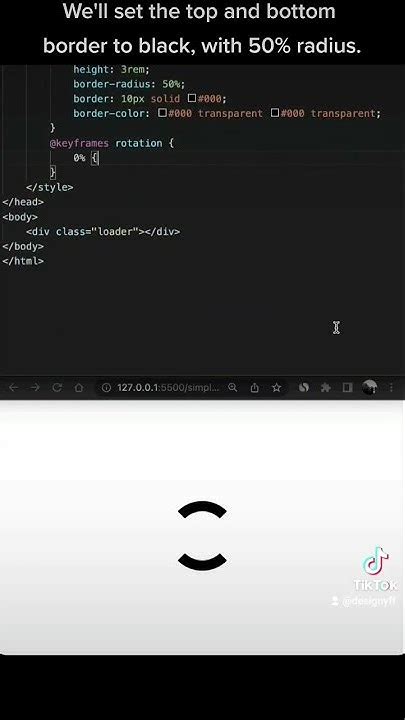 Simple Css Loader Css Css3 Html Html5 Webdesign Ui Ux Uidesign