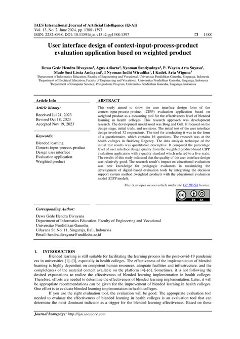 Pdf User Interface Design Of Context Input Process Product Evaluation