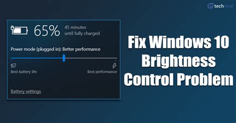 How To Fix Windows Brightness Control Not Working Problem
