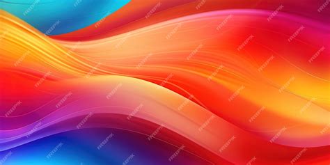 Premium Photo Rainbow Colors Background Abstract Vibrant Color Gradient Banner Web Header
