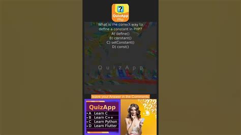Php What Is The Correct Way To Define A Constant In Php Youtube