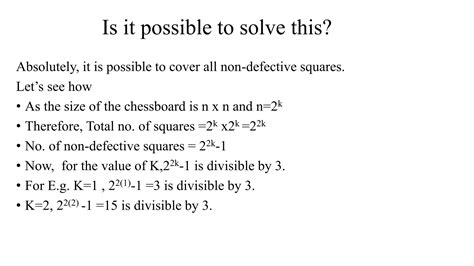 Chess Board Problemdivide And Conquer Pptx