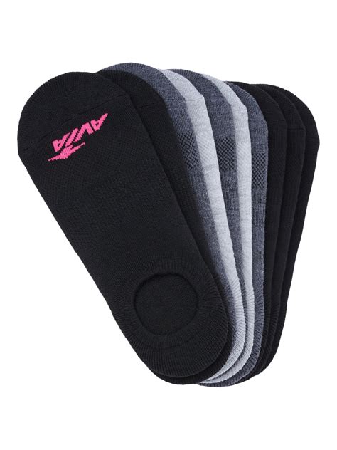 Avia Womens Cushioned Liner Socks 10 Pack Moisture Wicking Breathable