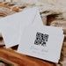 QR Code RSVP Wedding Details Card Enclosure Card Template Modern Wedding Invitation Insert
