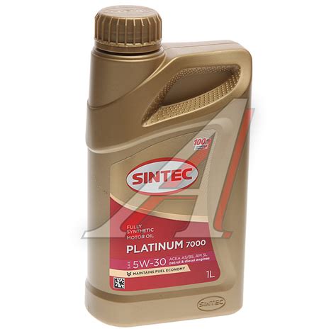 600157 Масло моторное Platinum 7000 A5/B5 5W30 синт.1л SINTEC - 600157 ...