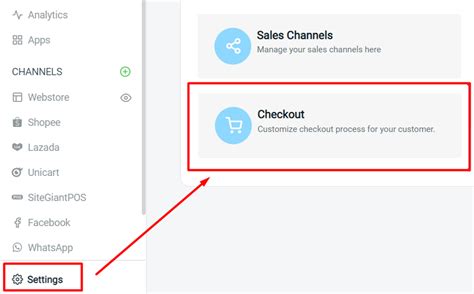 How To Customize The Checkout Process SiteGiant Support Centre