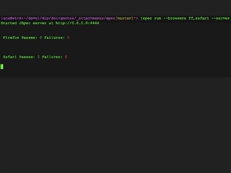 jspec a javascript unit testing framework