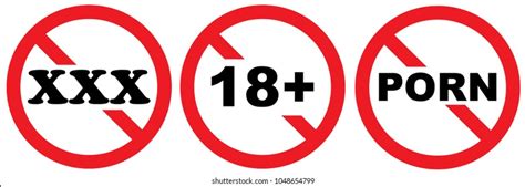 Set No Social Sex Signs Xxx Stock Vector Royalty Free Shutterstock