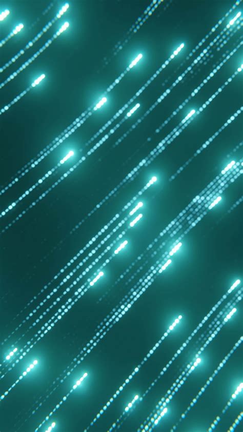 Bright Stream Of Luminous Lines Design Abstract Information Flow From