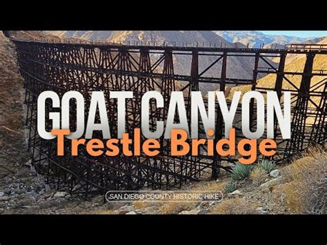 Hiking The Goat Canyon Trestle Bridge Youtube