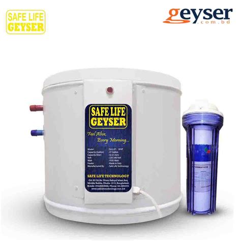 Safe Life Geyser Slg 07 Bwhf 07 Gallon Electric Geyser With Safety