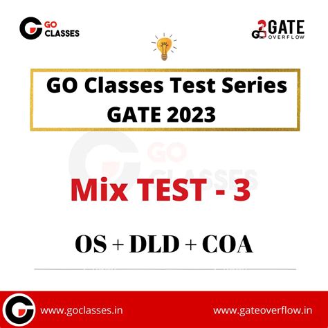 Go Classes On Linkedin Gate2023 Gateexam Gateoverflow Mocktest