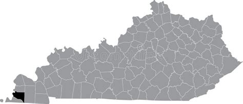 Location Map Of The Hickman County Of Tennessee Usa Stock Vector Illustration Of Dickson