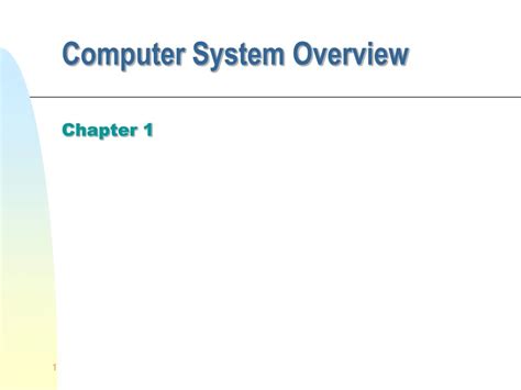 PPT Computer System Overview PowerPoint Presentation Free Download ID 544665