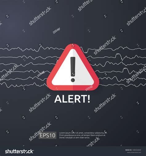 Attention Warning Attacker Alert Sign Exclamation Stock Vector Royalty