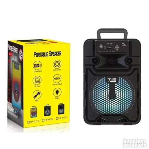Zvucnik Bt Zvučnik Bluetooth Zvucnik Karaoke Hf 605 Kupujemprodajem