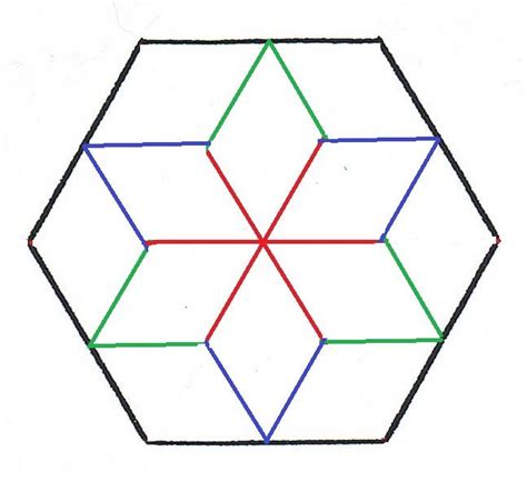 Hexagon Geometry Art Breaking Down The Shape