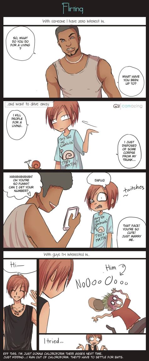 Flirting By Snailords On Deviantart Cute Comics Funny Comics Comics