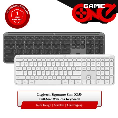 Logitech Signature Slim K950 Full Size Wireless Keyboard Lazada Ph