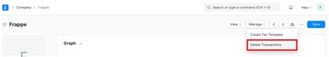 Delete Company Transactions