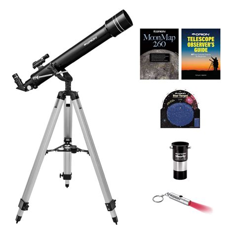 Orion Observer Ii 70mm Altazimuth Refractor Telescope Kit For Beginner Stargazing