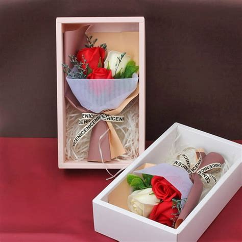 Preserved Real Flower Eternal Floral Bouquet Long Lasting Roses For