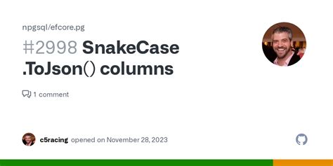 Snakecase Tojson Columns Issue Npgsql Efcore Pg Github