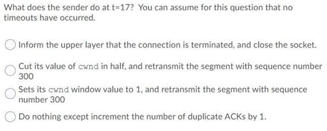 Solved 308 1 Tcp Sequence And Ack Numbers A Consider The