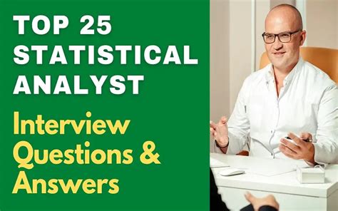 Top 25 Statistical Analyst Interview Questions And Answers 2025